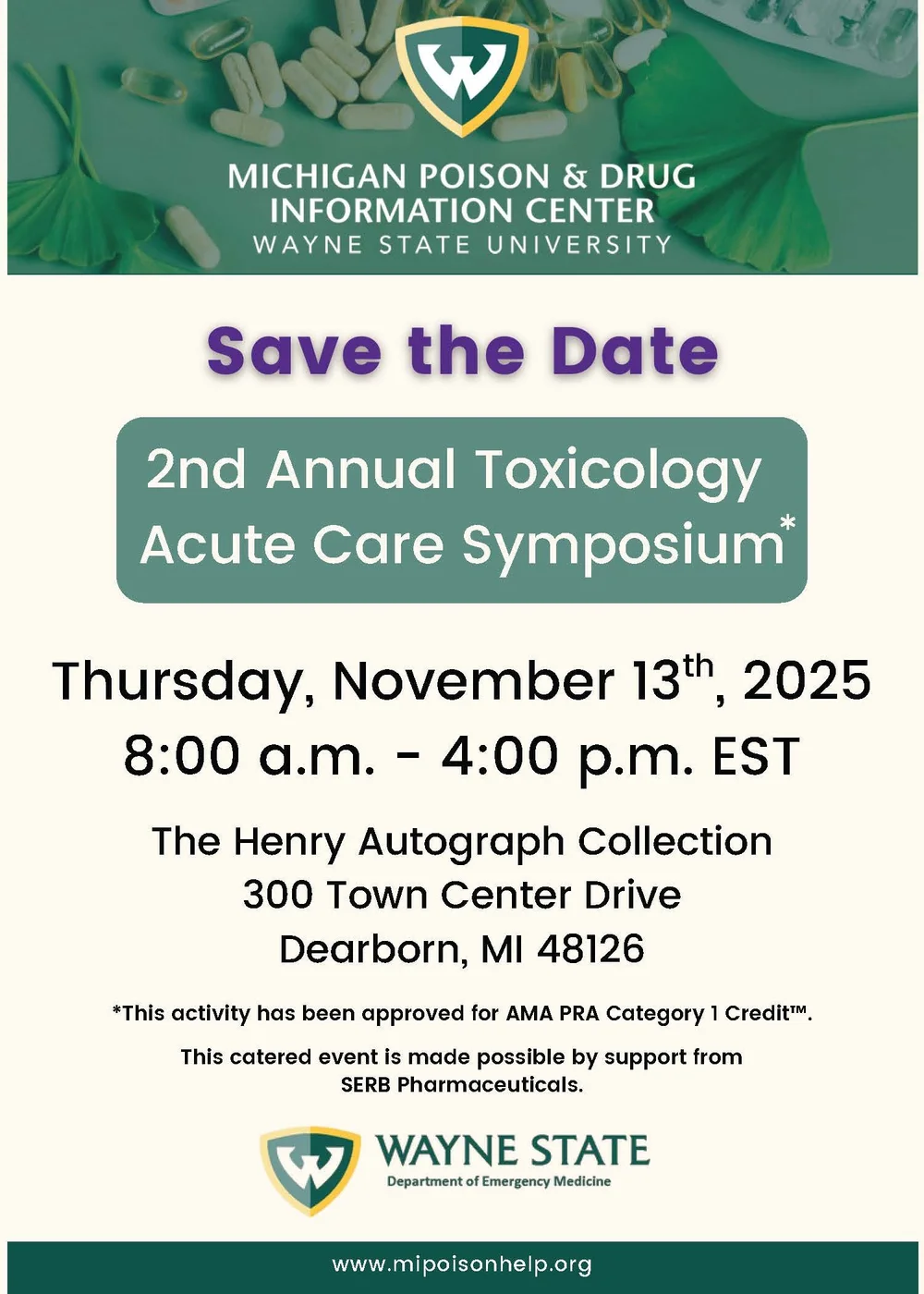 Health Care Professionals — Michigan Poison & Drug Information Center