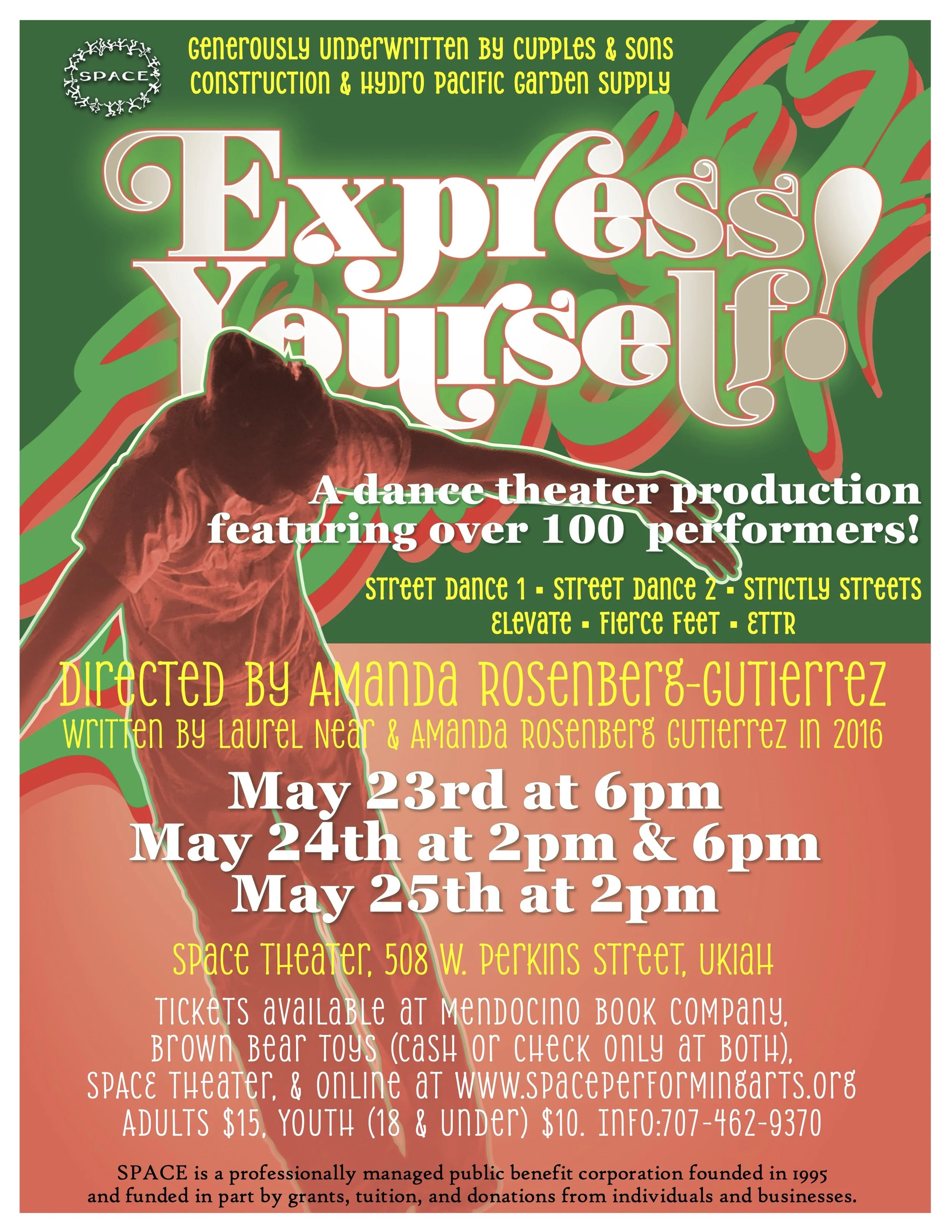 SPACE presents Express Yourself! — School of Performing Arts & Cultural ...