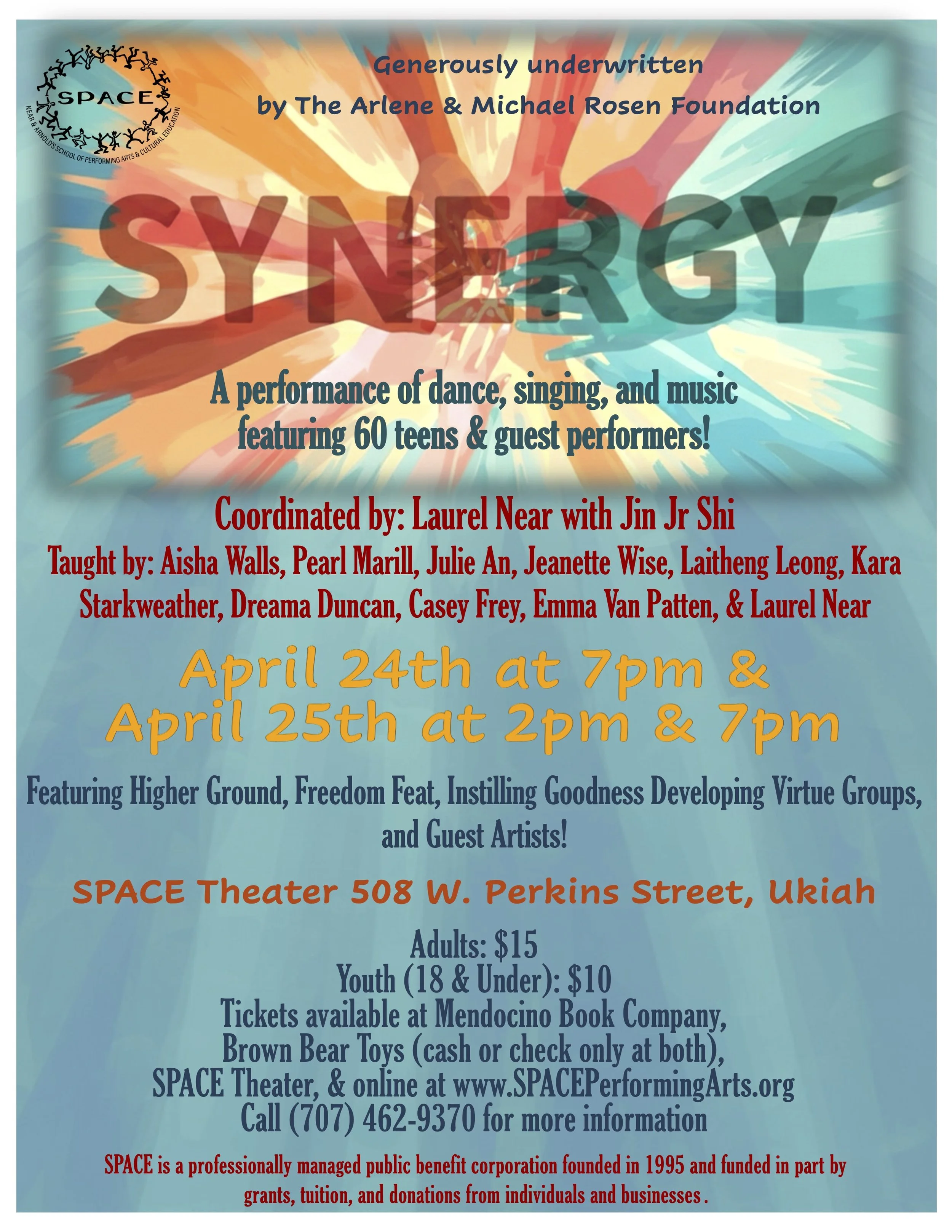 SPACE Presents Synergy — School of Performing Arts & Cultural Education