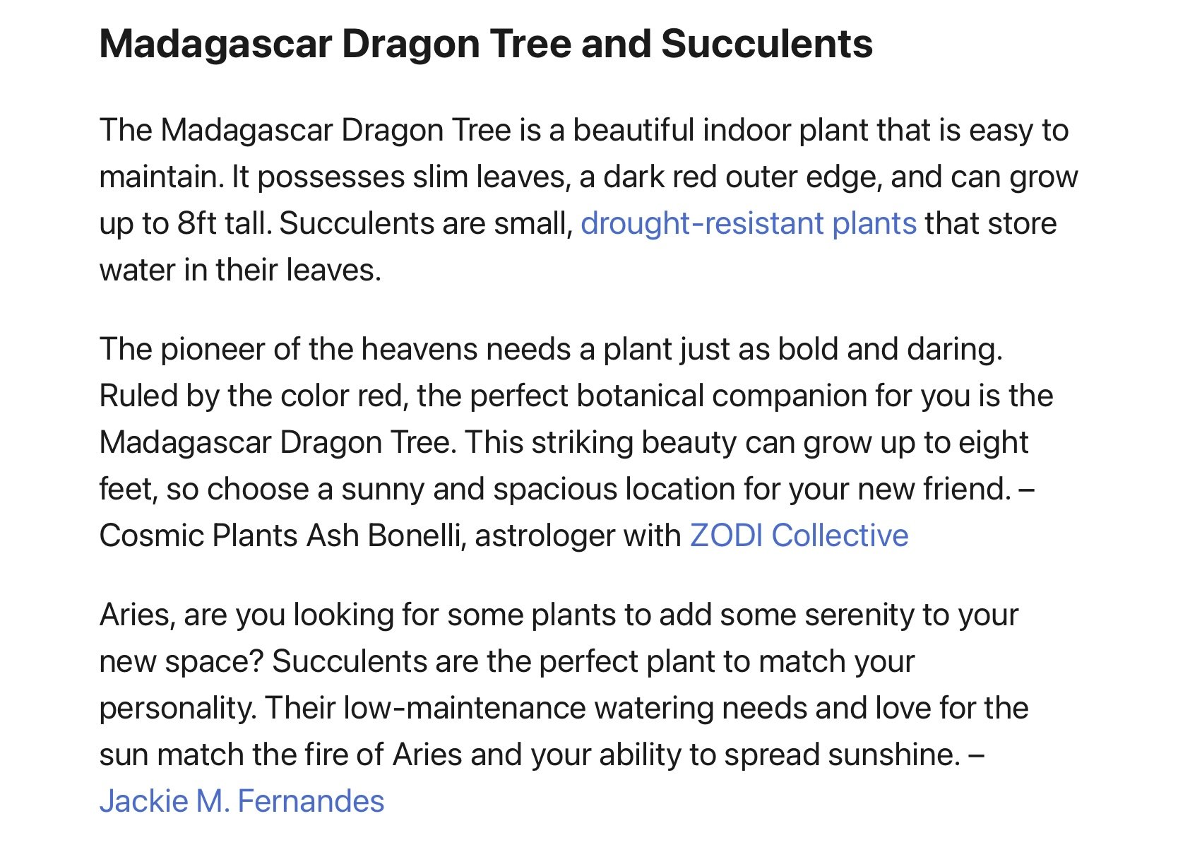 Plants Based on Your Zodiac Sign — Celestial Musings
