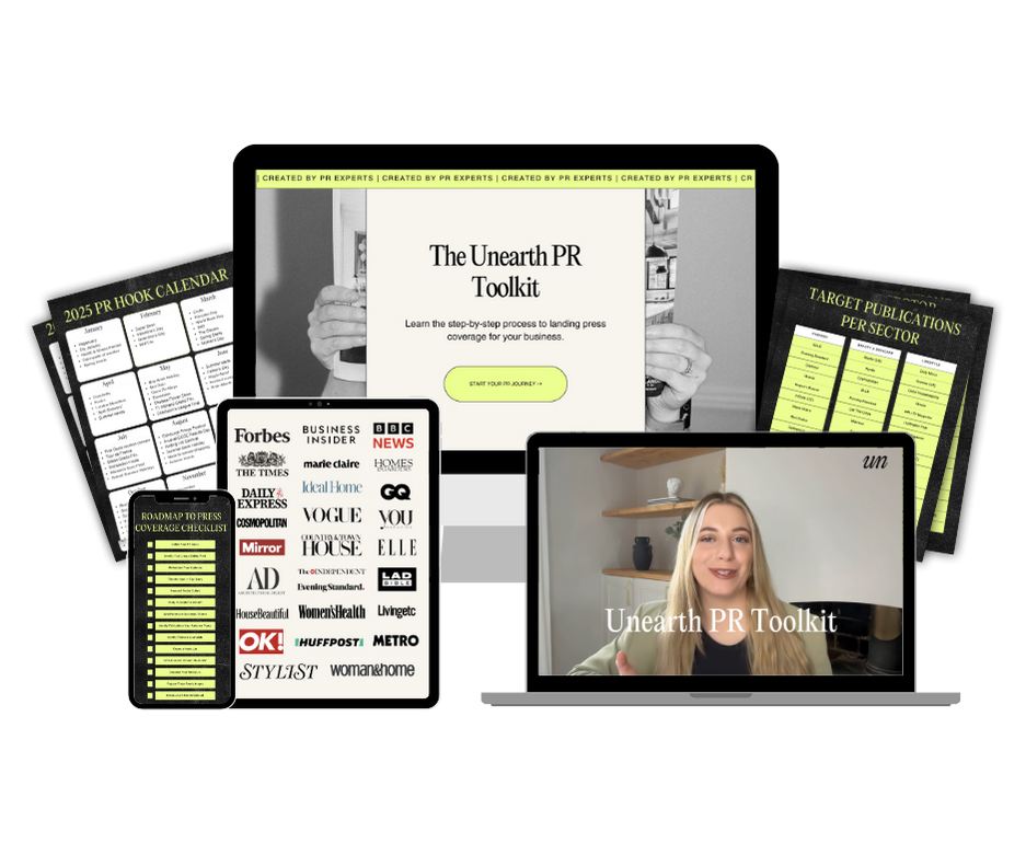 The Unearth PR Toolkit | Unearth PR