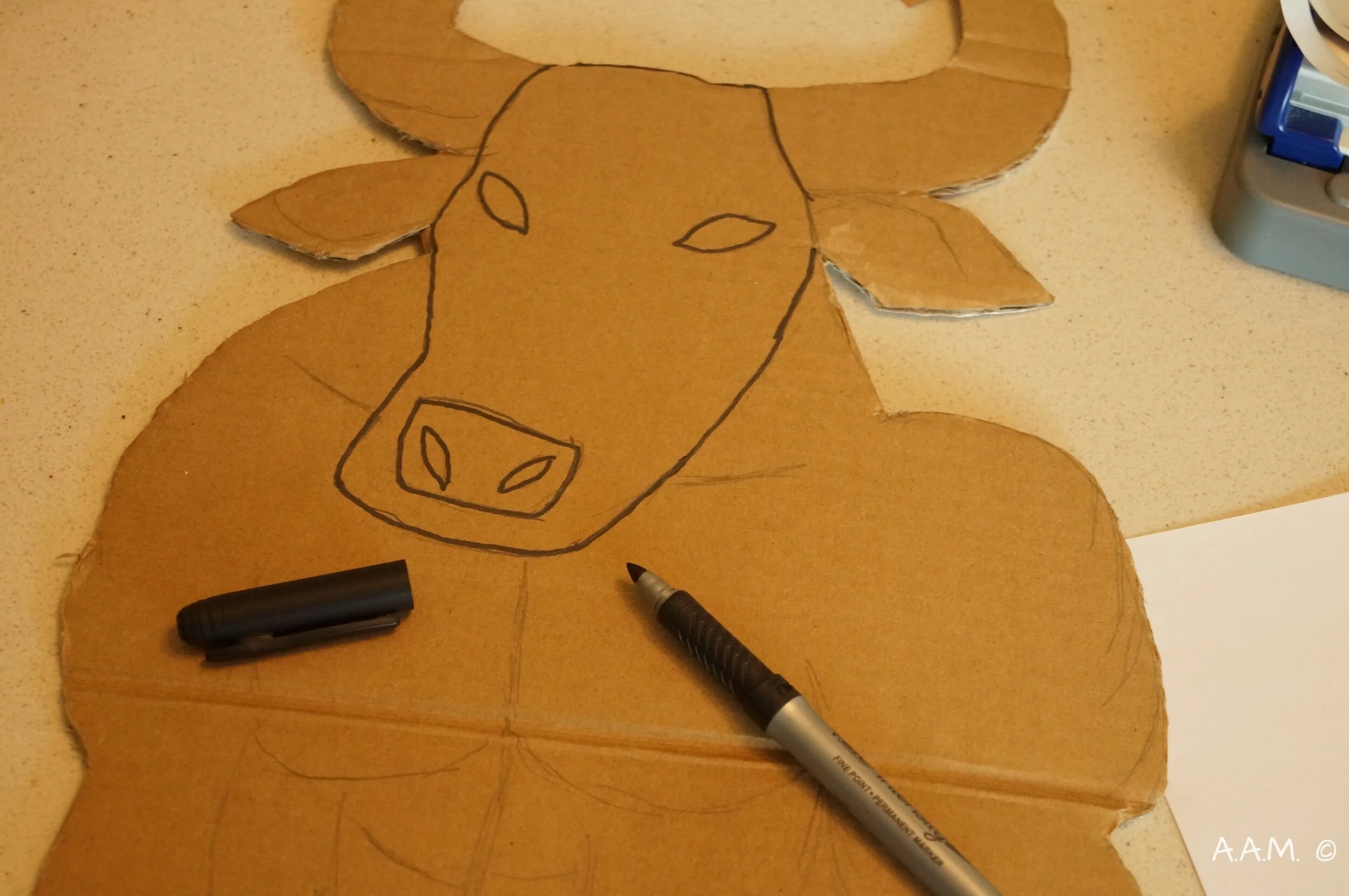 Minotaur Head Sketch