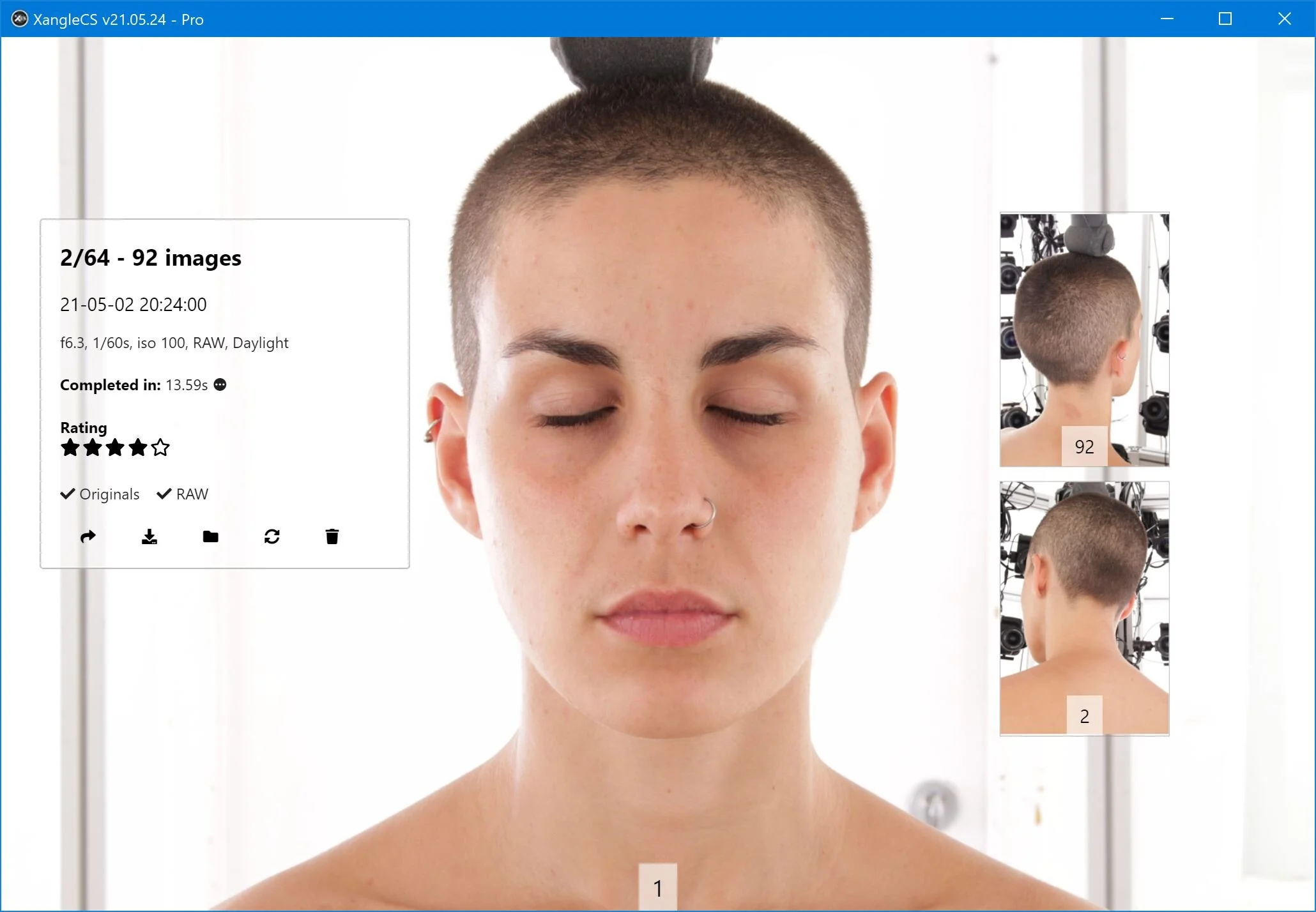 Photogrammetry / multi-camera software for Canon, Android & Raspberry Pi cameras — Xangle Studio