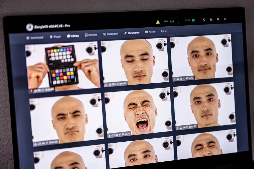 Face / Facs / Head 3d-scan photogrammetry studio in Montréal — Xangle Studio