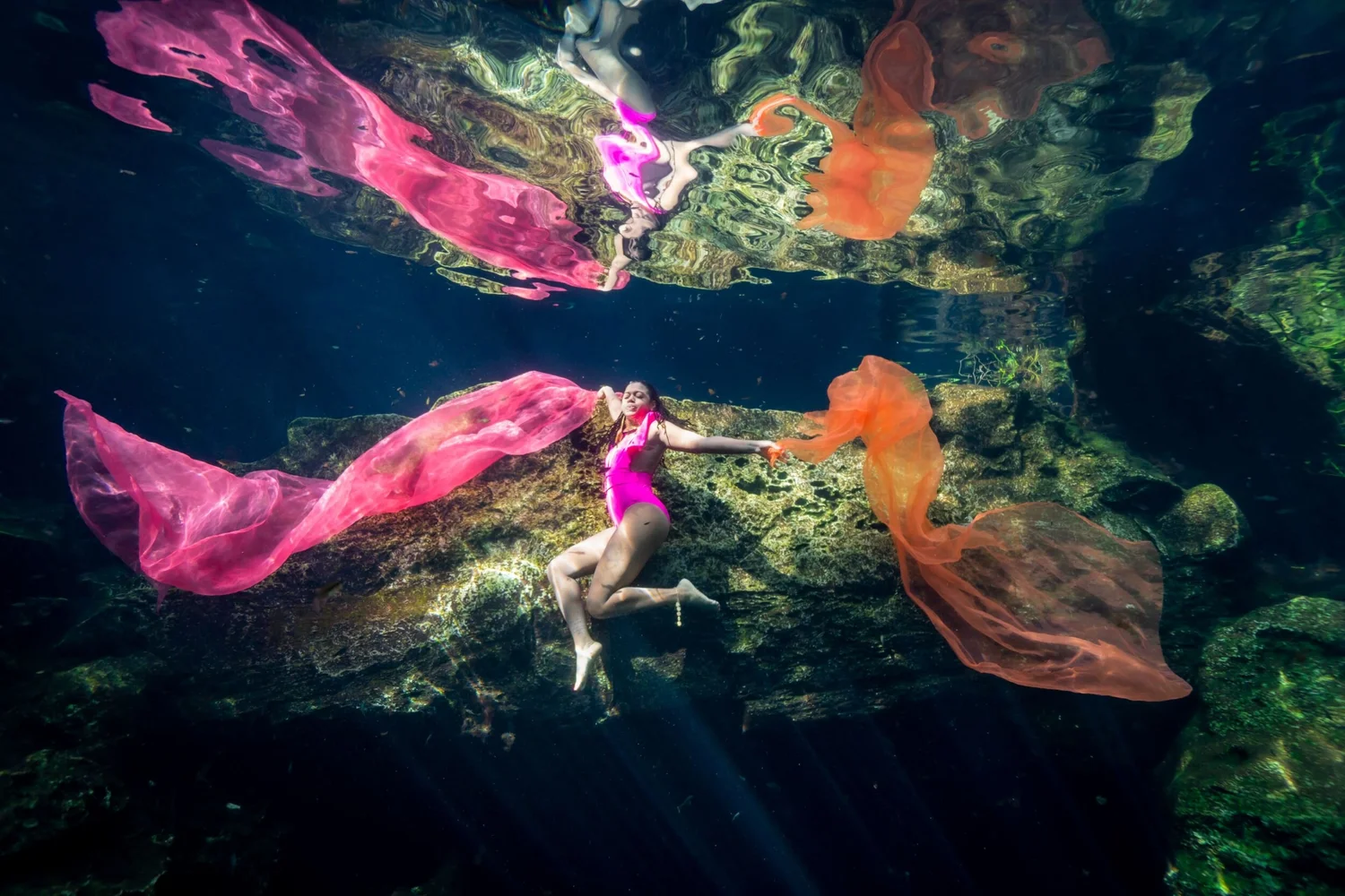 Underwater Photoshoots in Mexico’s Cenotes | Fran Reina Photography