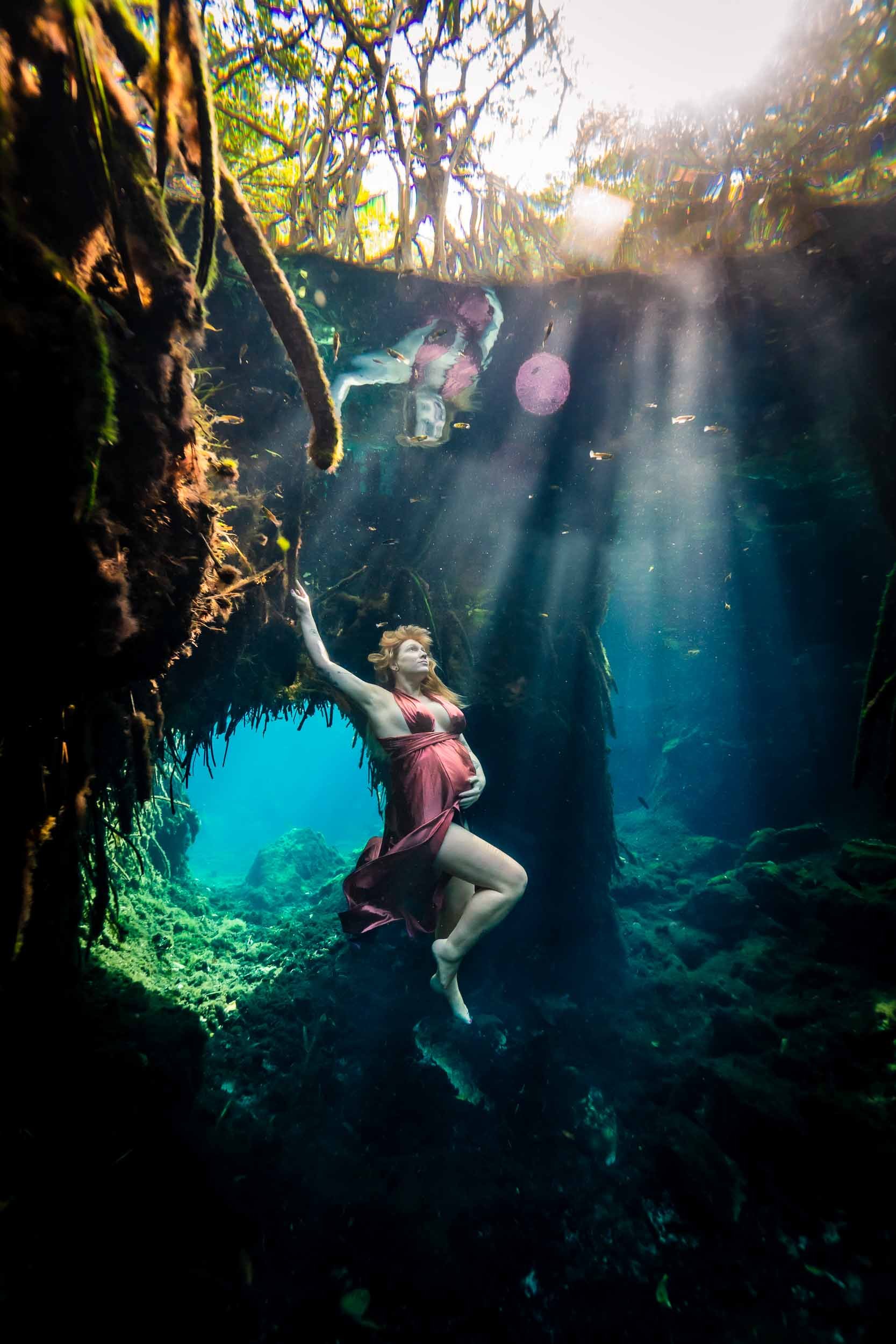 Underwater Maternity Portraits — Fran Reina Photos