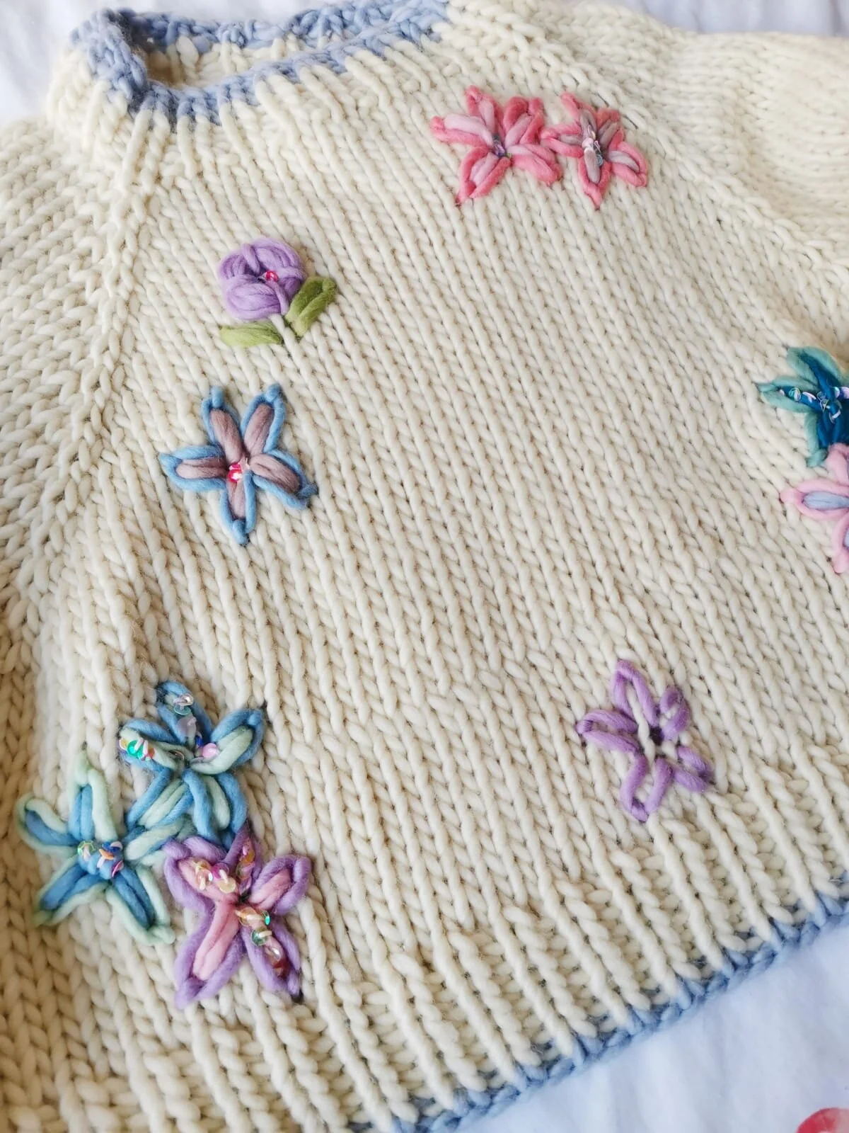 Spring Fling Sweater Knitting Pattern — Abbie Knits
