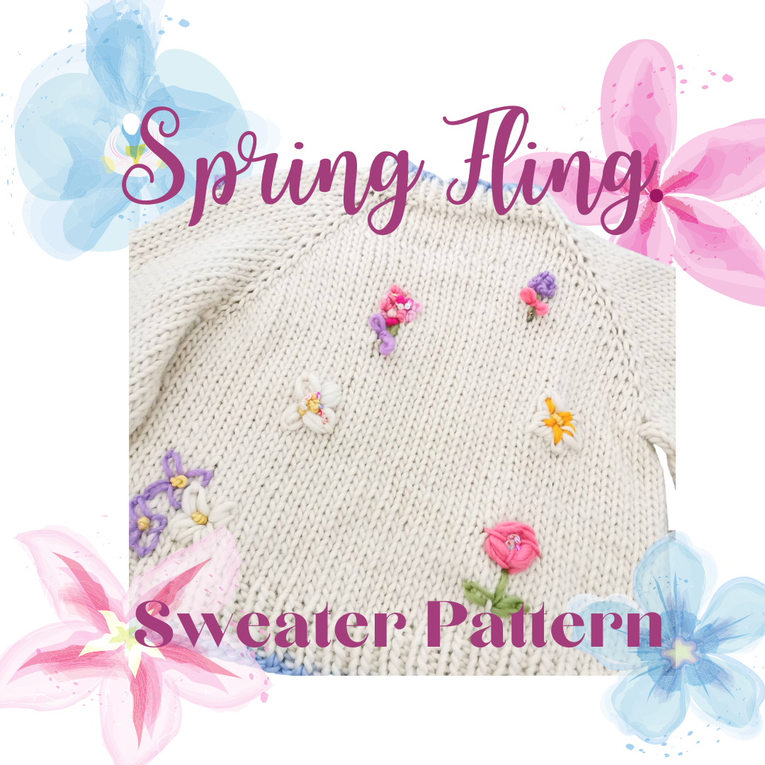 Spring Fling Sweater Knitting Pattern — Abbie Knits