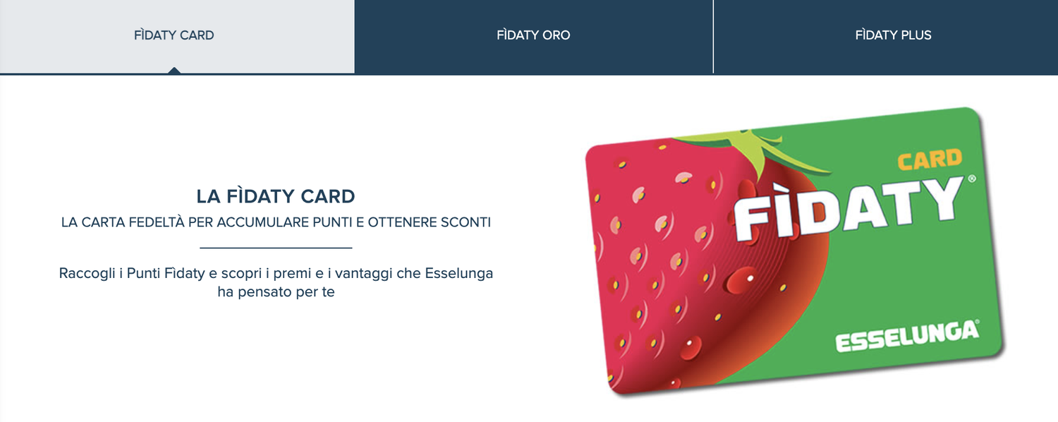 Get the most out of your shopping with Esselunga Fìdaty Card and ...