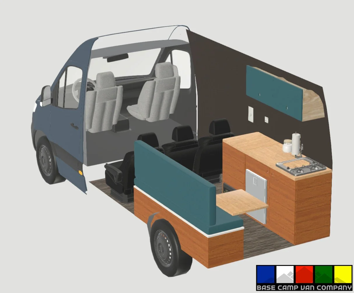 Camper Van Conversion Michigan | Base Camp Van Company