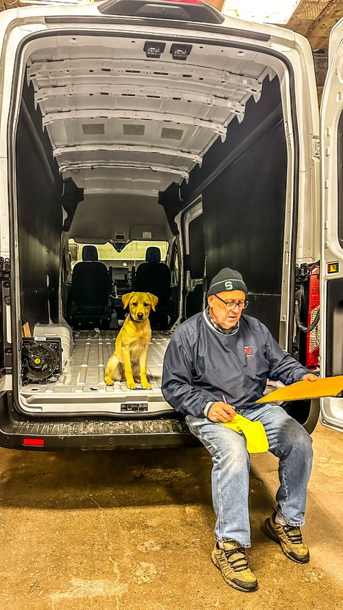 Custom Camper Vans for Hauling Dogs: Secure Kennels, Climate Control ...