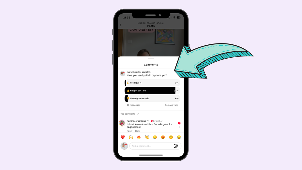 Give Instagram Engagement a Boost with New Caption Polls | Marielle Baylis