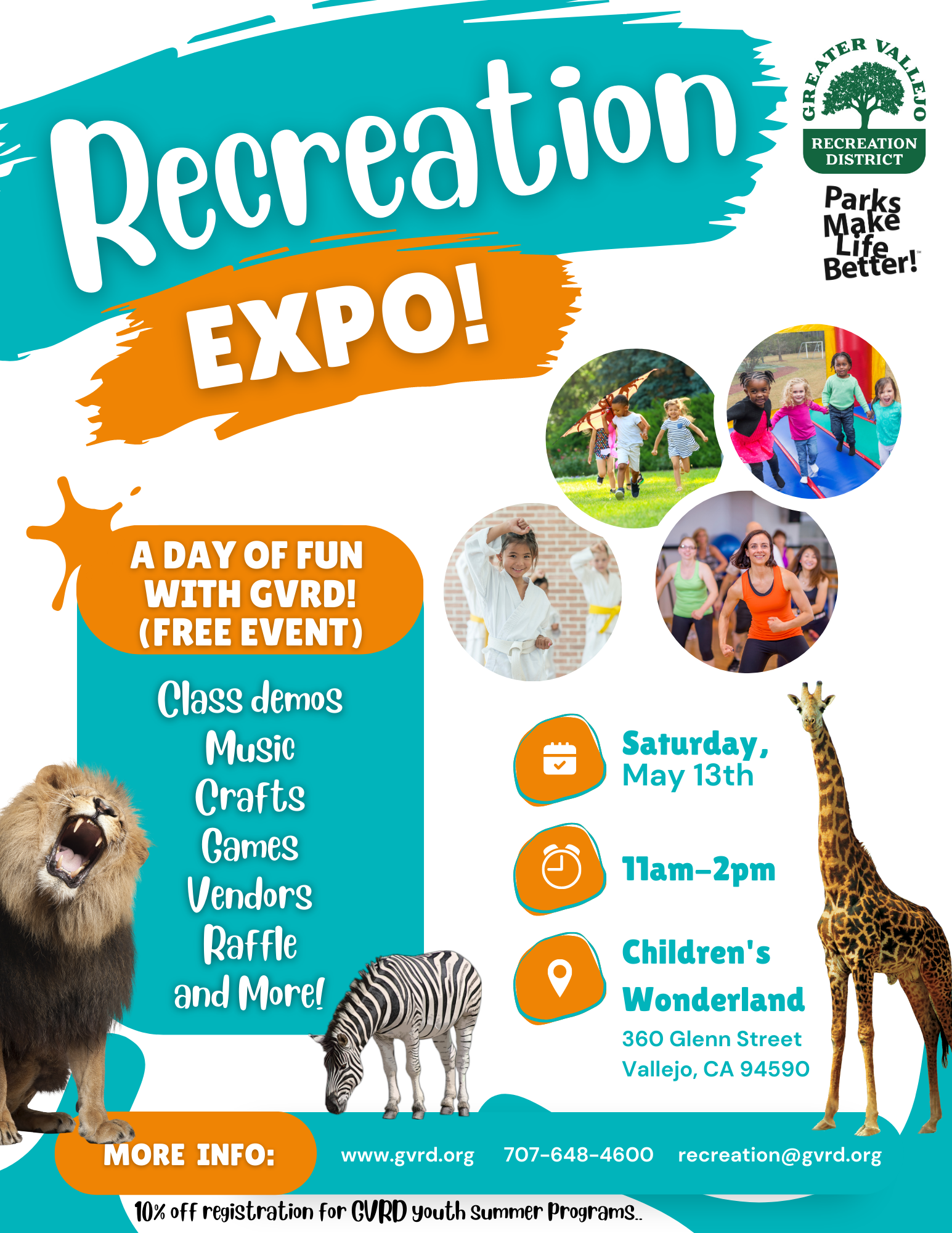 Join us for GVRD's Recreation Expo! This is a fun and friendly event ...