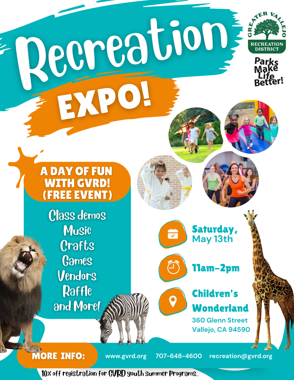 Join us for GVRD's Recreation Expo! This is a fun and friendly event ...