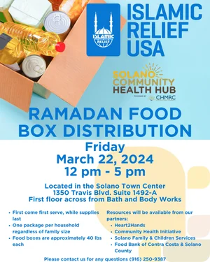 FREE Ramadan Food Box Distribution — Visit Vallejo