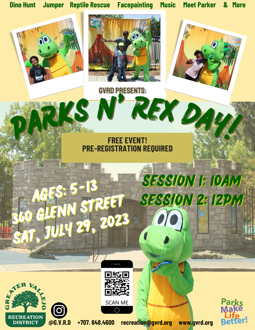 Parks N' Rex Day — Visit Vallejo