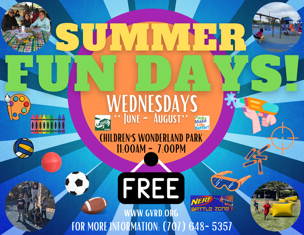 Summer Fun Days at Children's Wonderland — Visit Vallejo