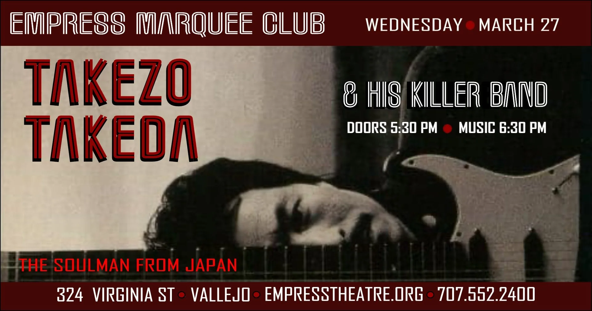 Takezo Takeda, The Soul Man from Japan — Visit Vallejo