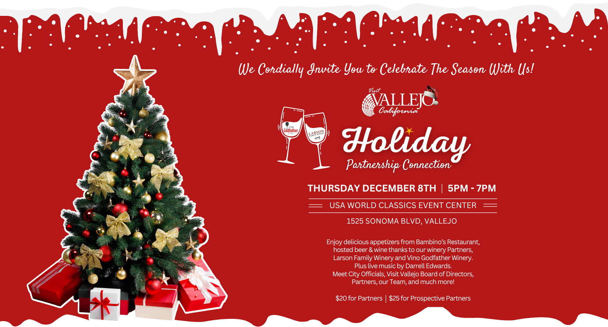 Annual Visit Vallejo Partnership Holiday Connection! — Visit Vallejo