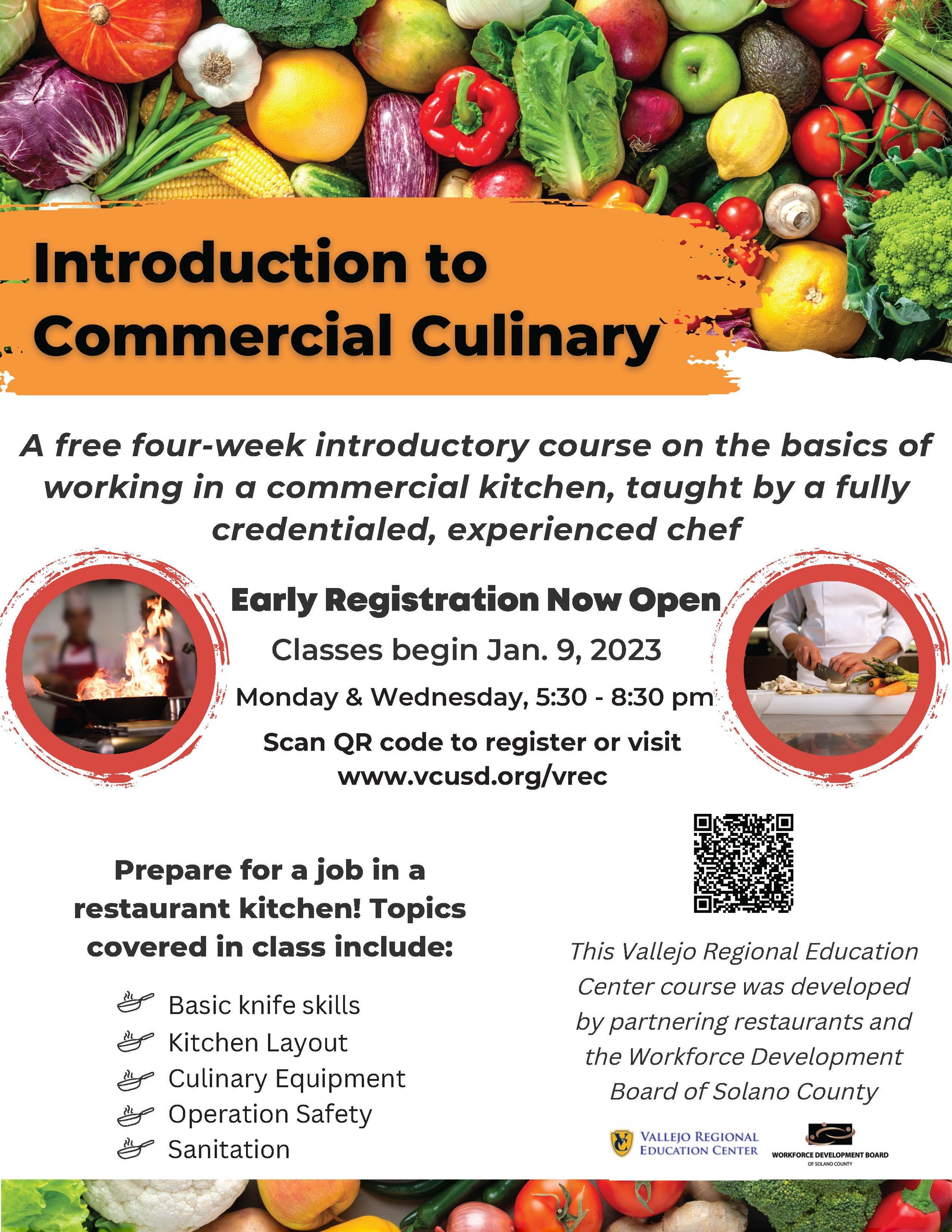 Introduction to Commercial Culinary — Visit Vallejo