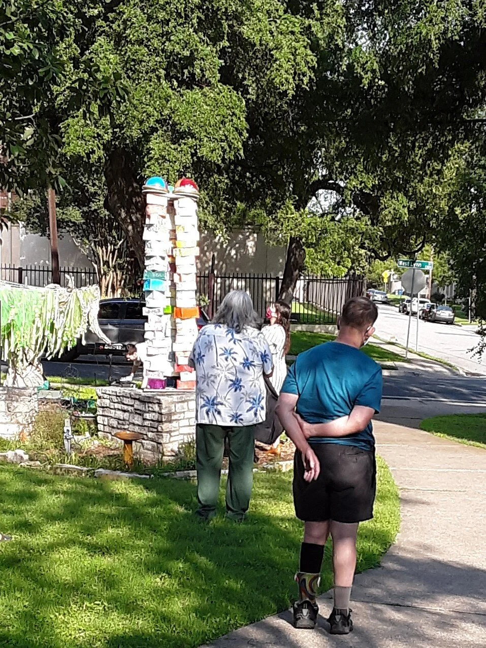 Imagine Art and AmeriCorps Set Up Ceramic Exhibition and Peace Poles at ...