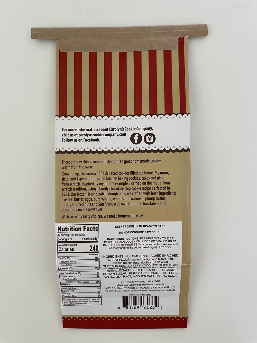 Dough Shop — Carolyn's Cookie Company