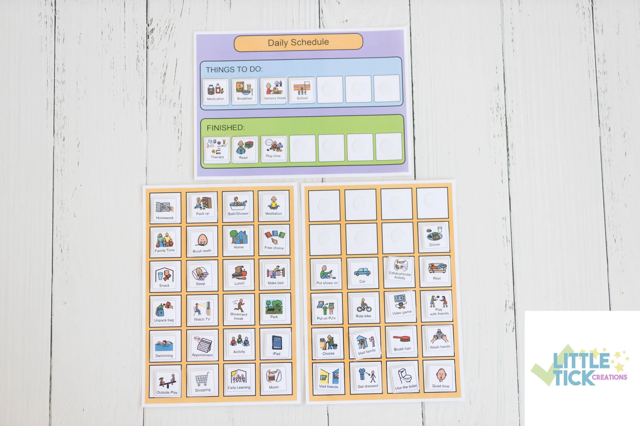 PECS Visual Aids & Resources — Little Tick Creations