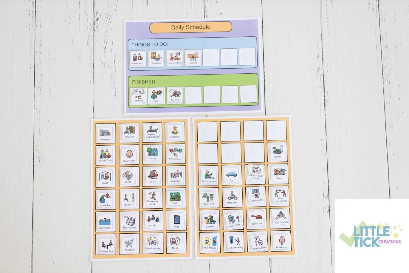 Daily School Routine Pack — Little Tick Creations