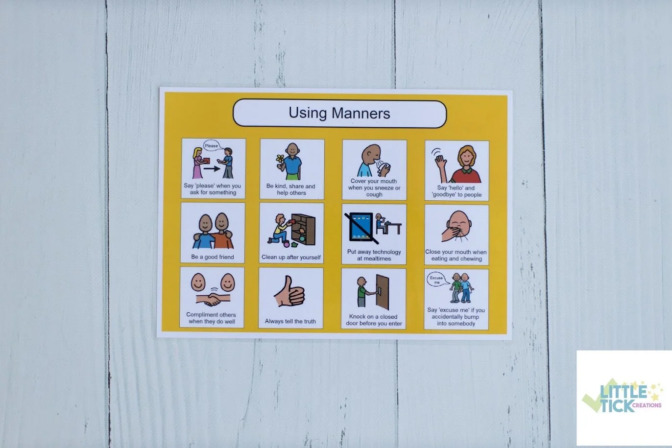 MANNERS Social Story Pack — Little Tick Creations