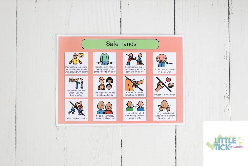 Safe Hands Social Story