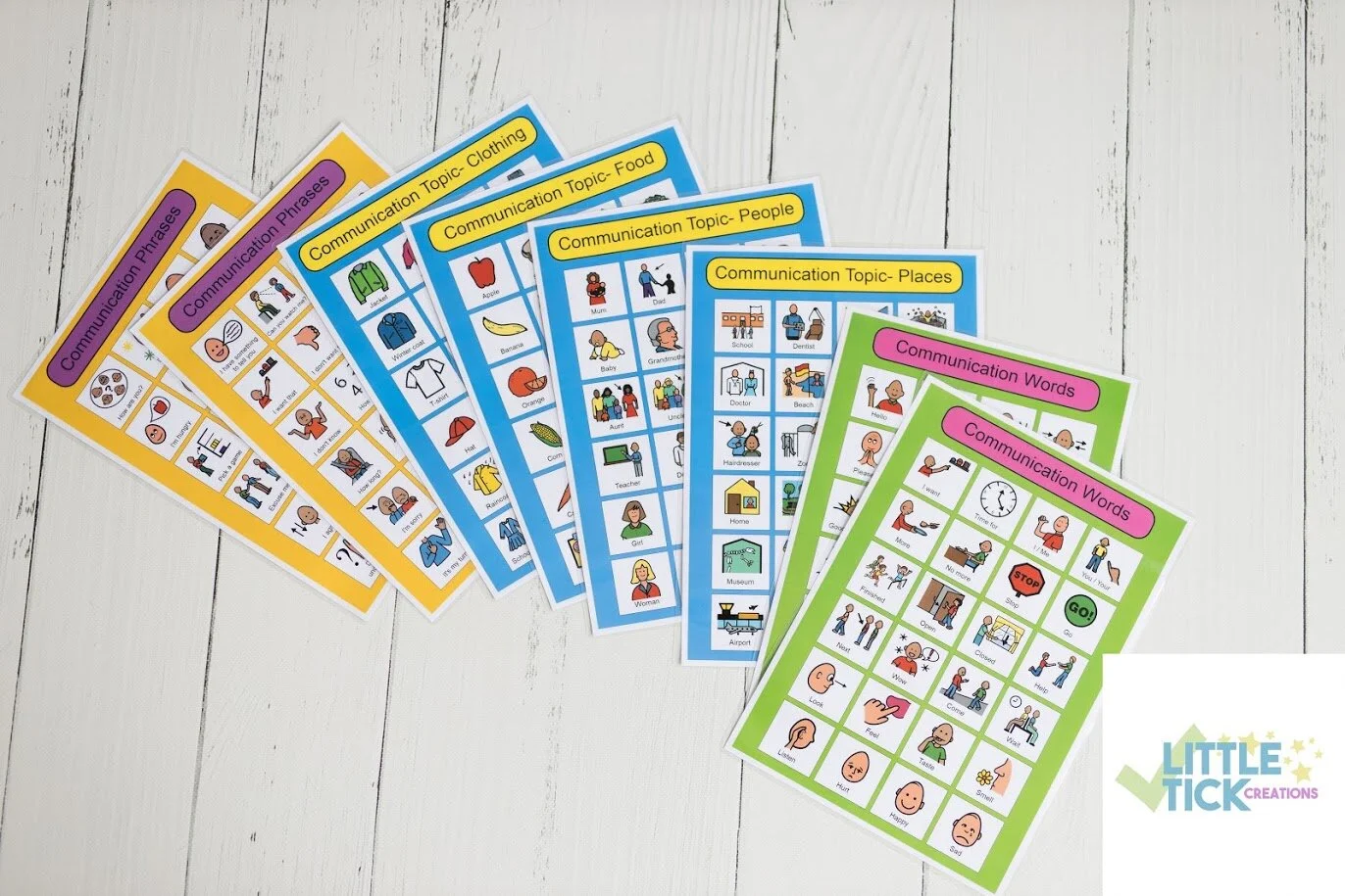PECS Visual Aids & Resources — Little Tick Creations