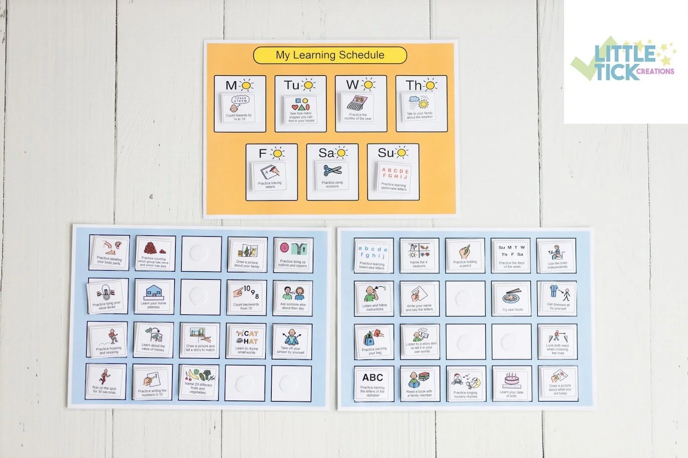PECS Visual Aids & Resources — Little Tick Creations