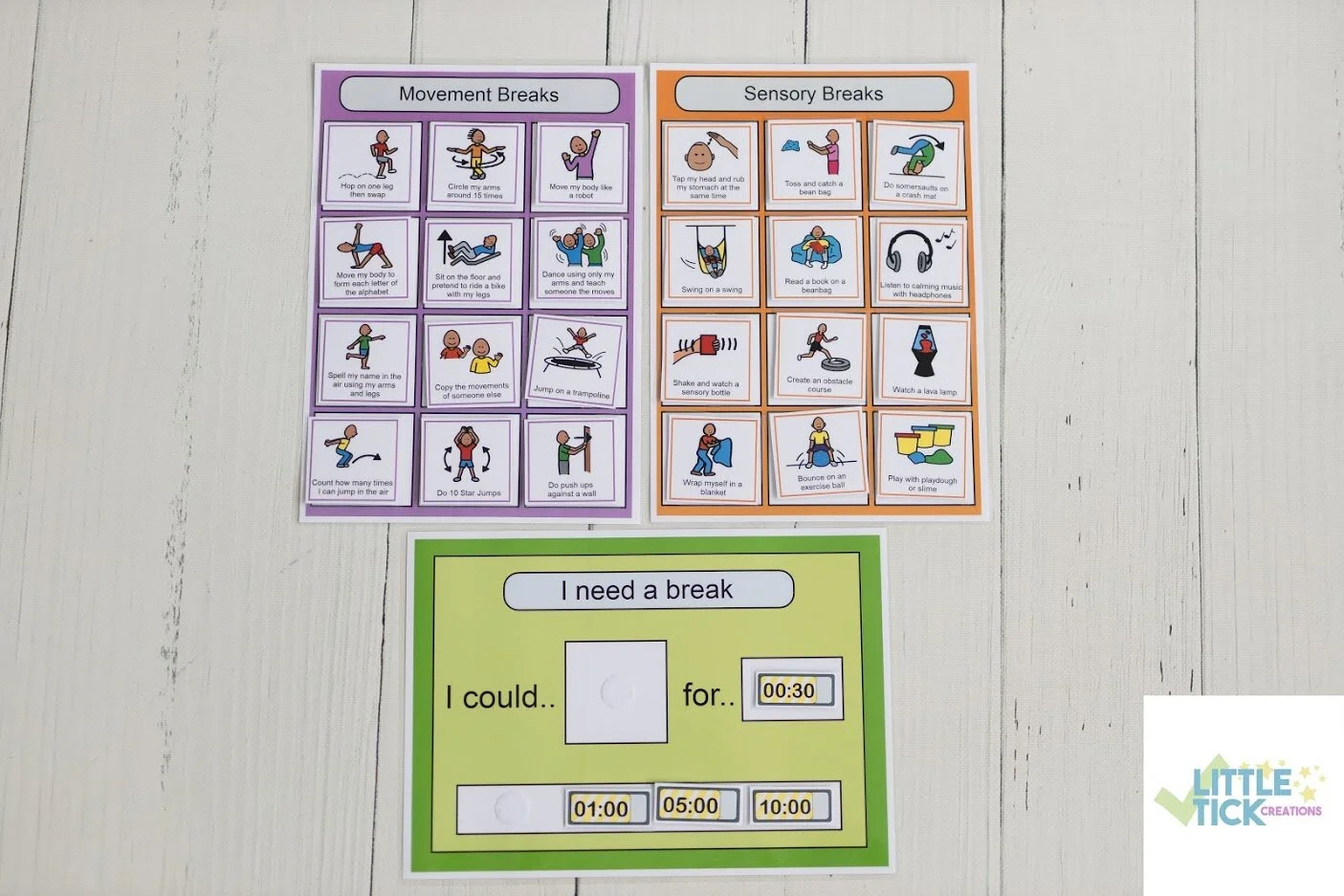Movement & Sensory Break Pack — Little Tick Creations