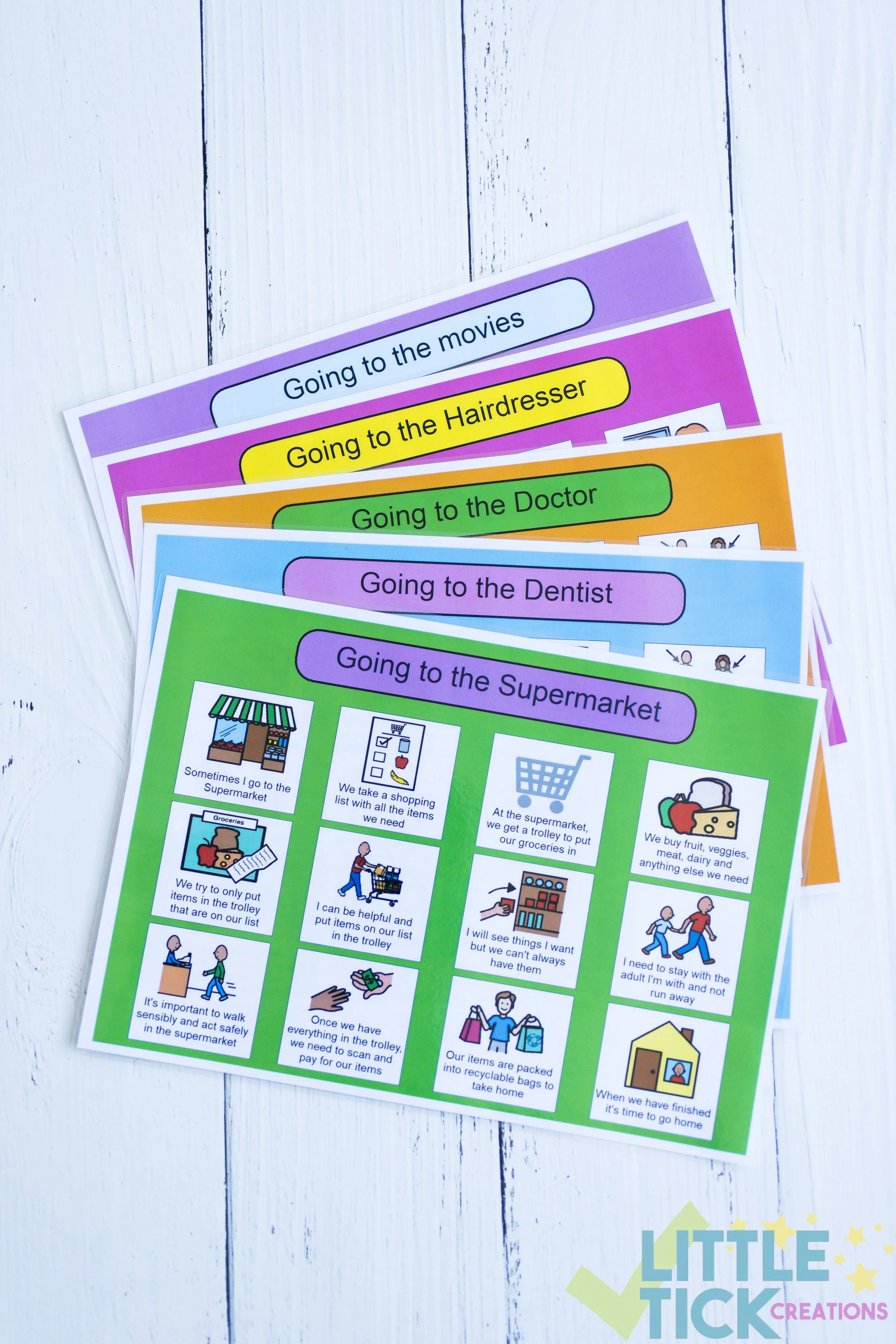 PECS Visual Aids & Resources — Little Tick Creations