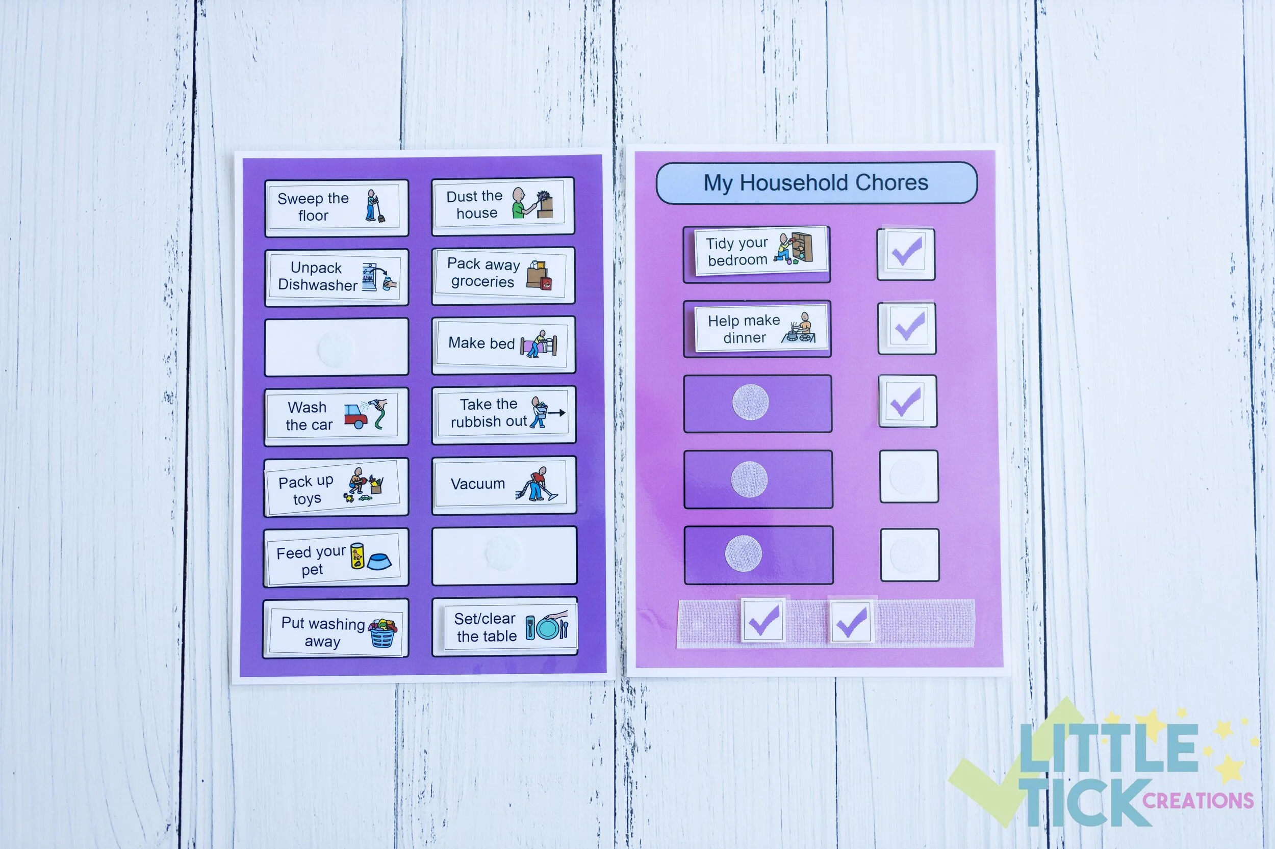 PECS Visual Aids & Resources — Little Tick Creations
