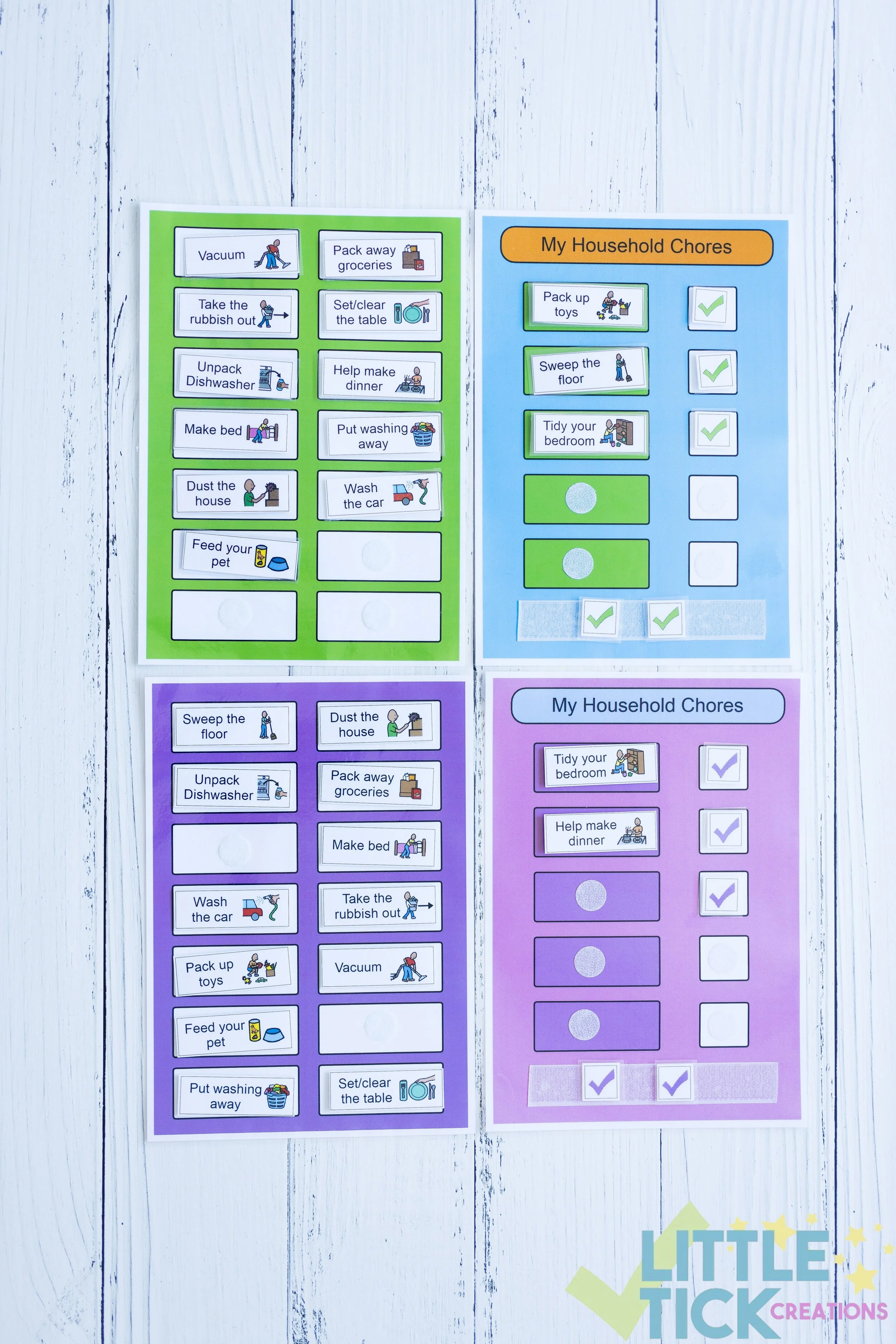 PECS Visual Aids & Resources — Little Tick Creations