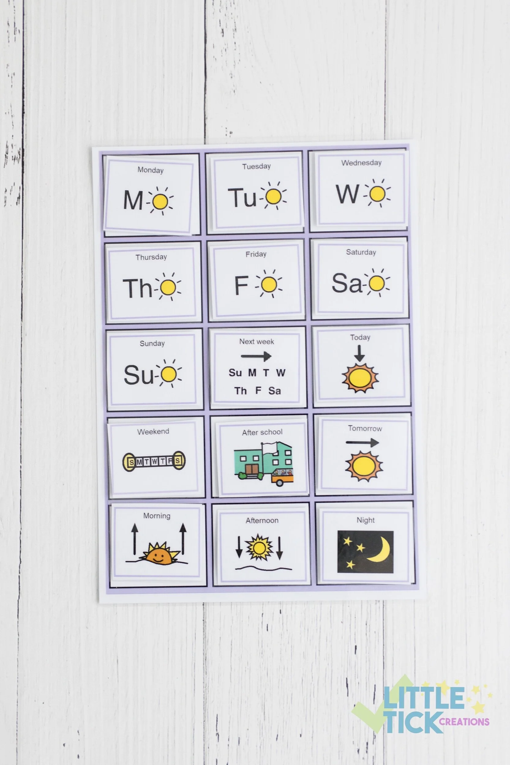 Daily School Routine Pack — Little Tick Creations