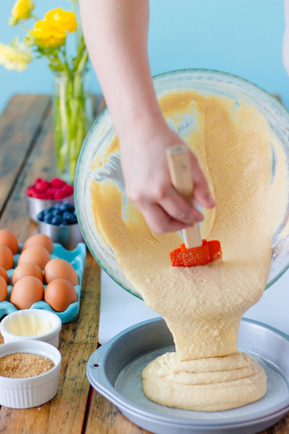 Raspberry Blueberry Cake — Cherbourg Bakery
