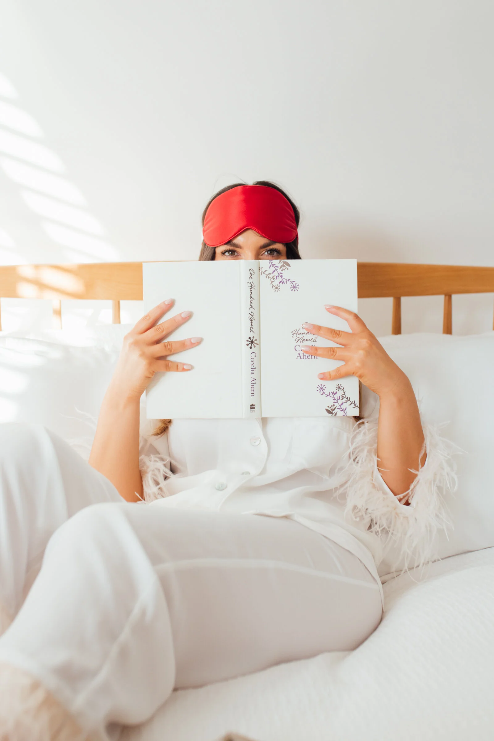 Luna Luxury 19momme Red Silk Eye Mask — Luna Nightwear