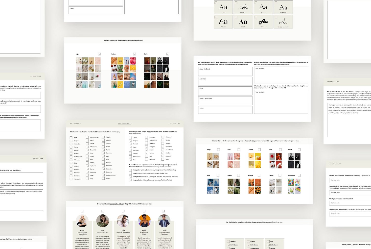 15 Modern & Elevated Canva Mood Board Templates — Togue Studio