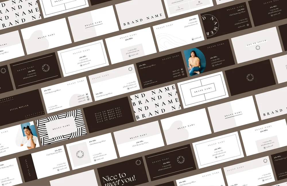 30 Elegant & Modern Canva Business Card Templates — Togue Studio