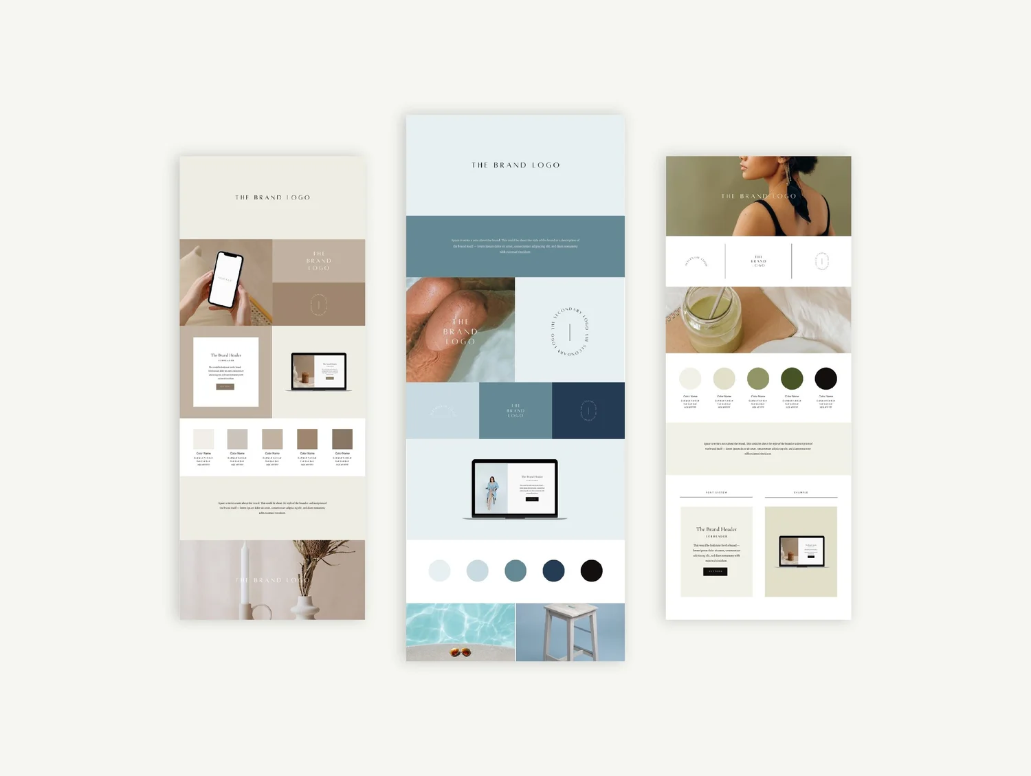 7 Elevated & Modern Canva Brand Board Templates — Togue Studio