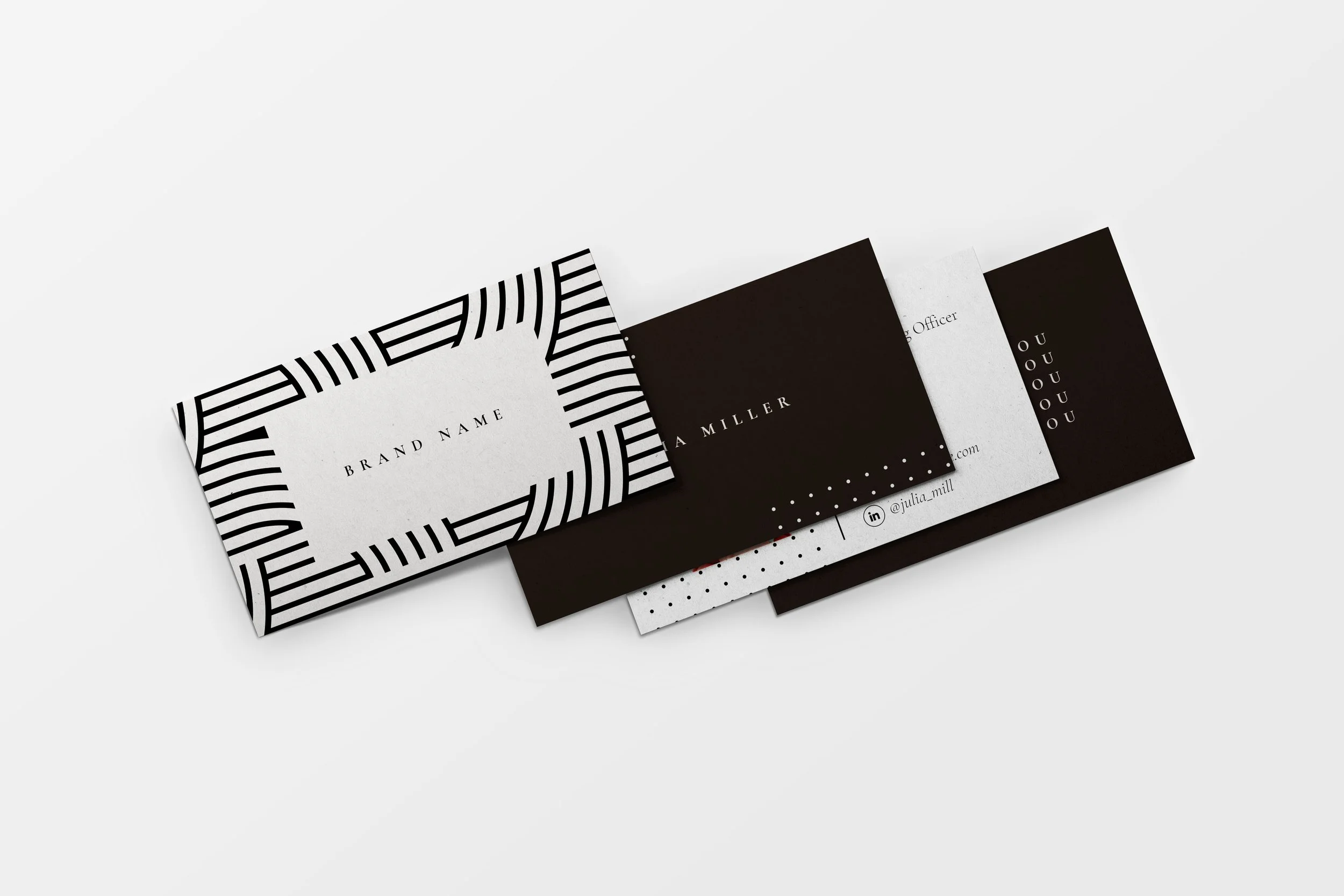 30 Elegant & Modern Canva Business Card Templates — Togue Studio