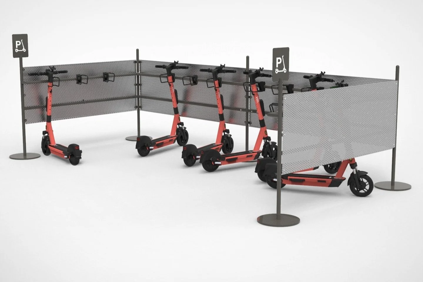 Standab - Parking racks for electrical scooters