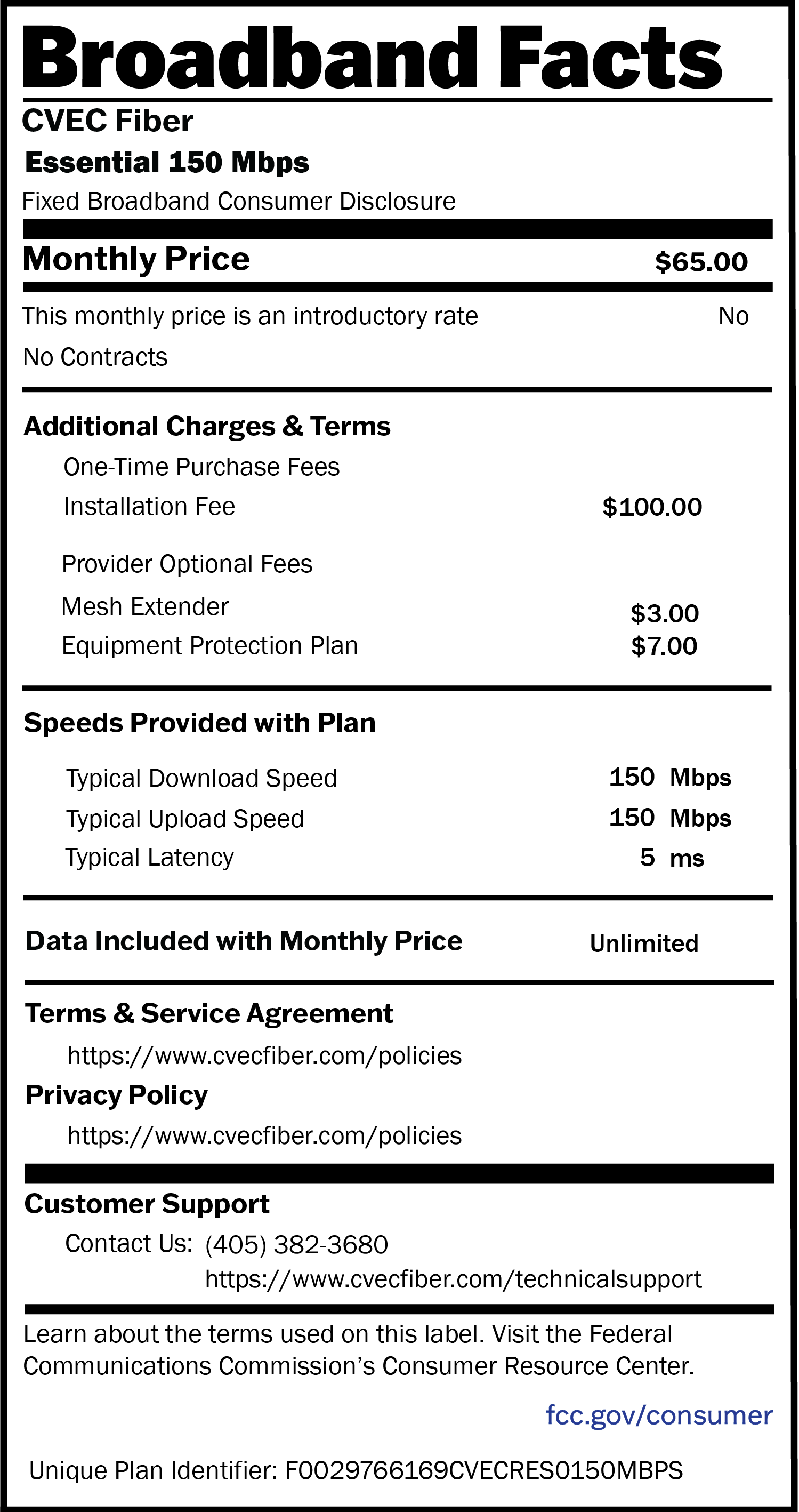 Residential Internet — CVEC Fiber