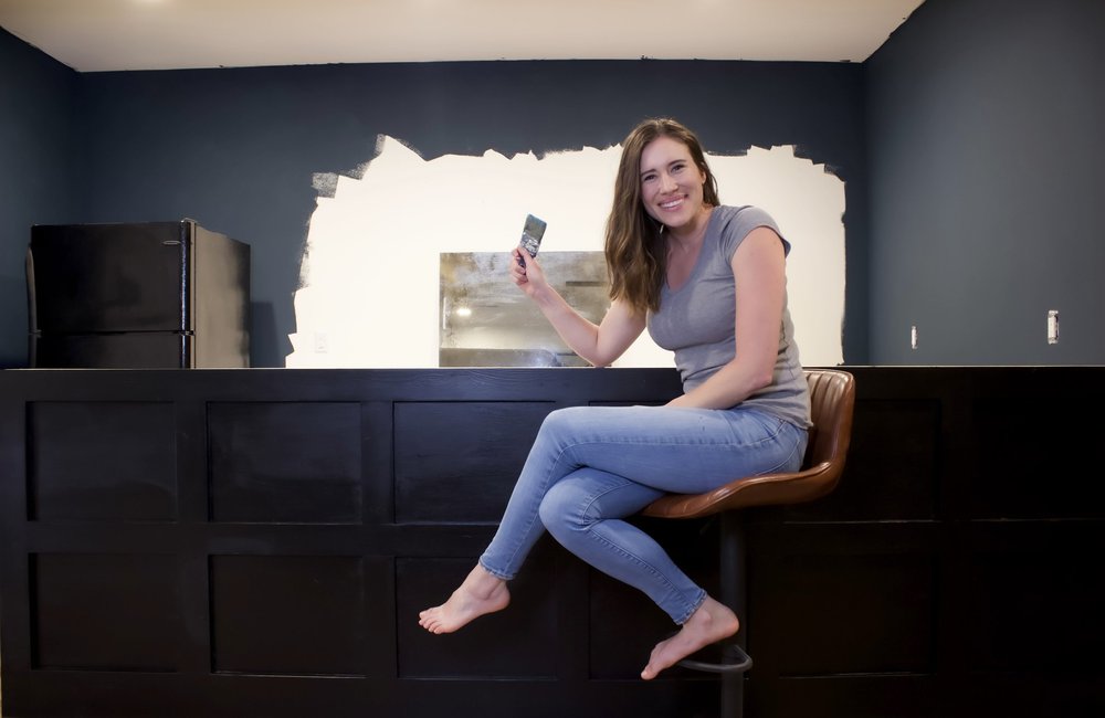 DIY Bar Stained Black — One Smith
