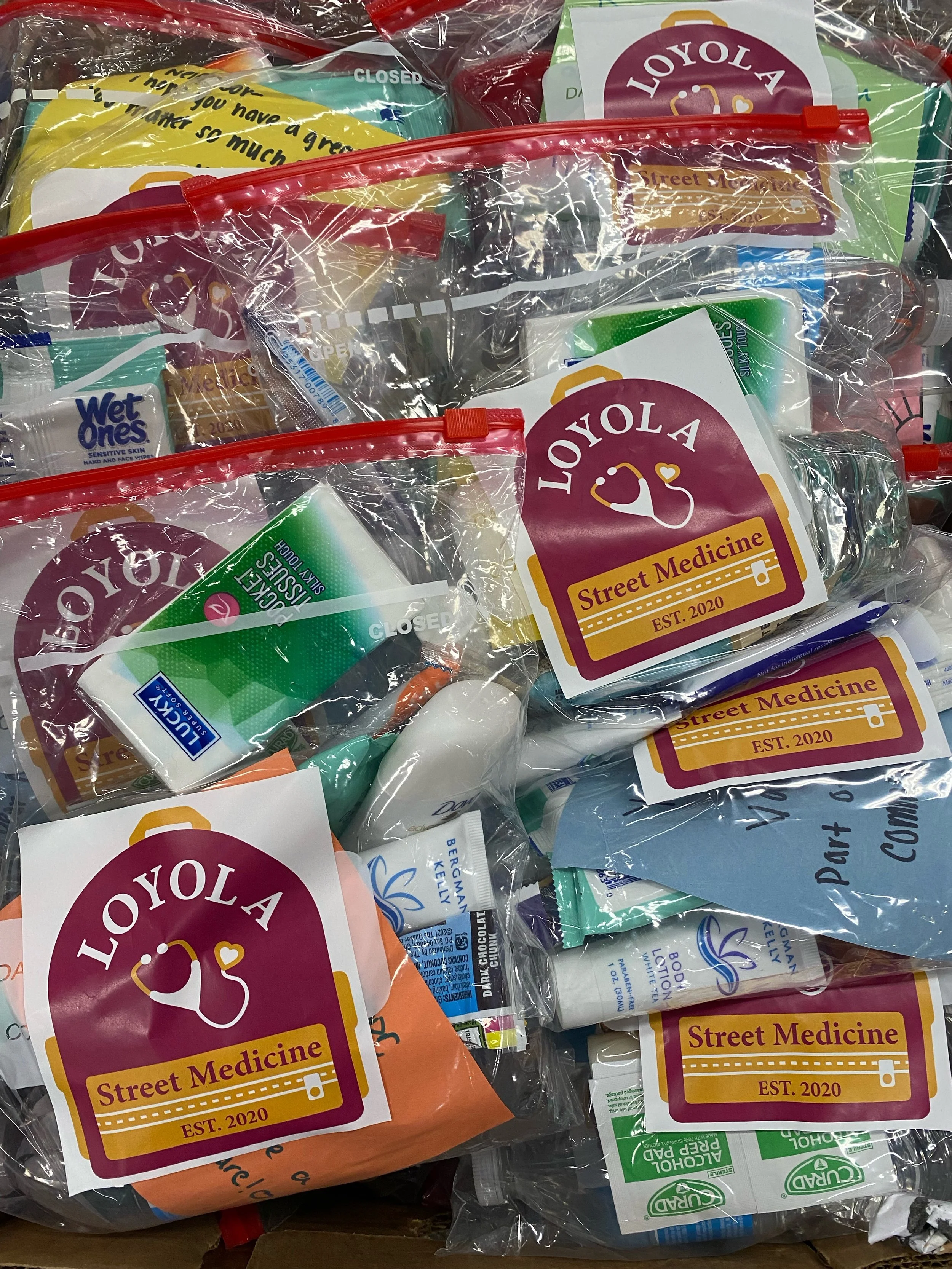 Hygiene Kit Assembly — Loyola Street Medicine