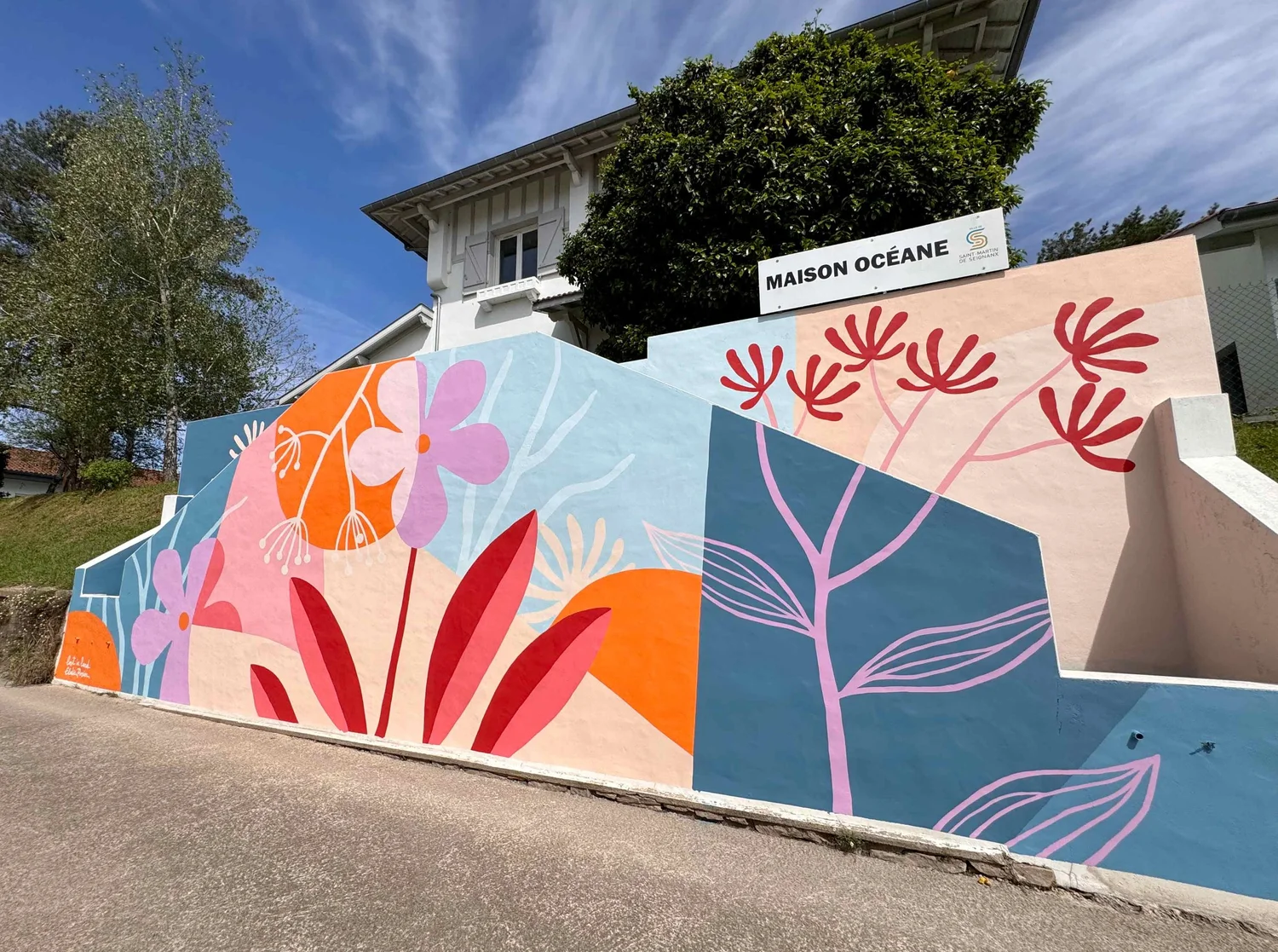 Fresque murale pour la ville de Saint Martin de Seignanx — lostinland
