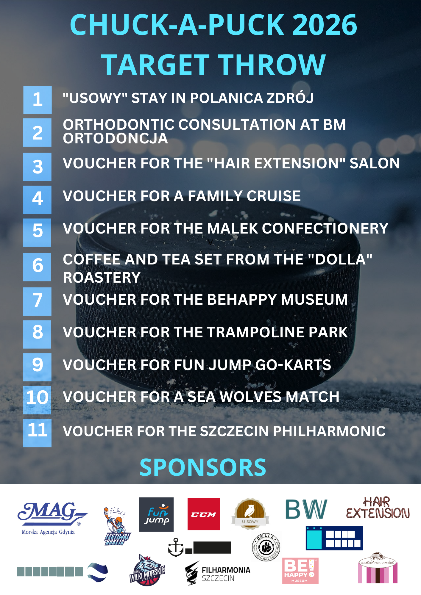 Join the Szczecin ICE ROCKET Chuck-A-Puck Challenge | Win Prizes ...