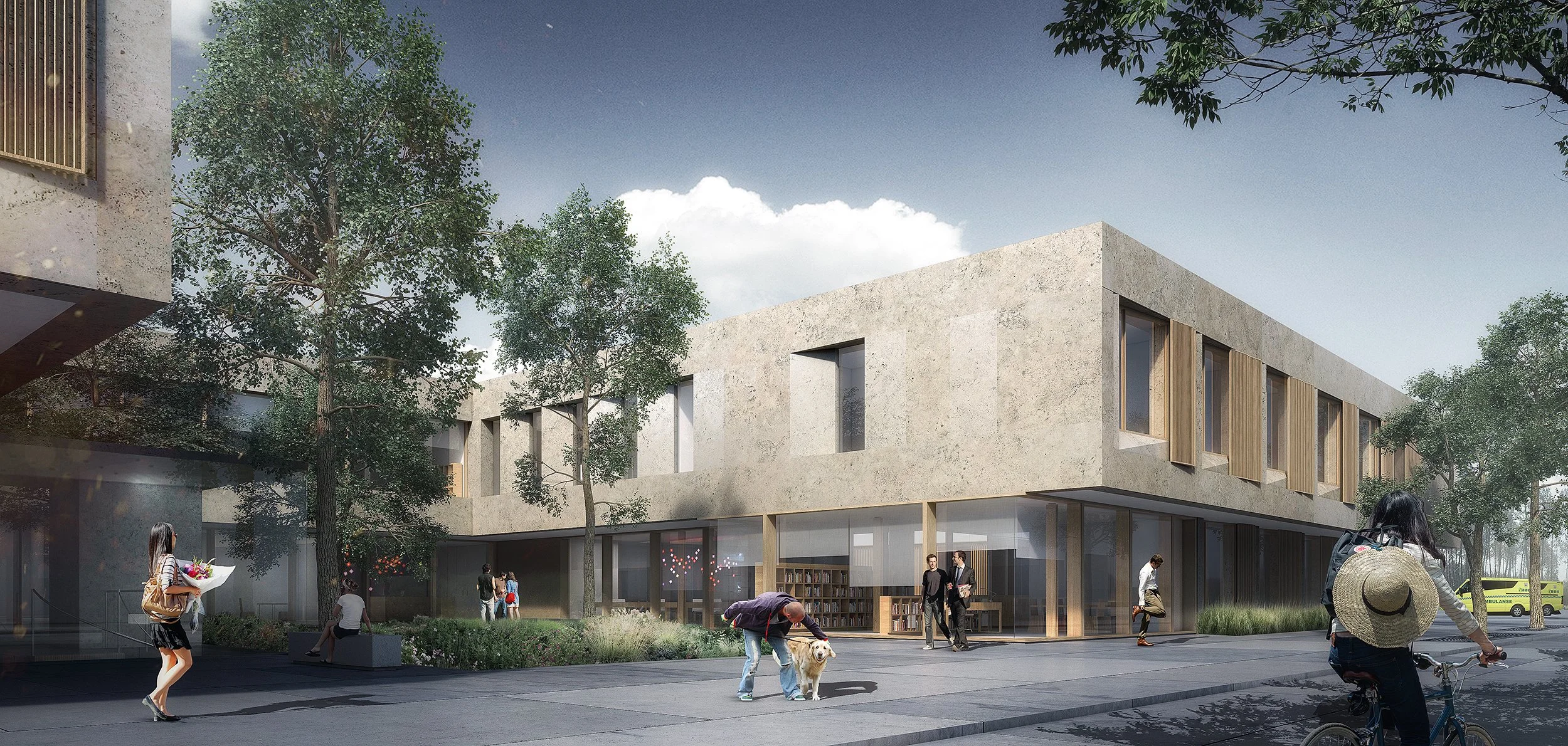 Ny Psykiatri Bispebjerg, Konkurrenceforslag — Mikkelsen Arkitekter